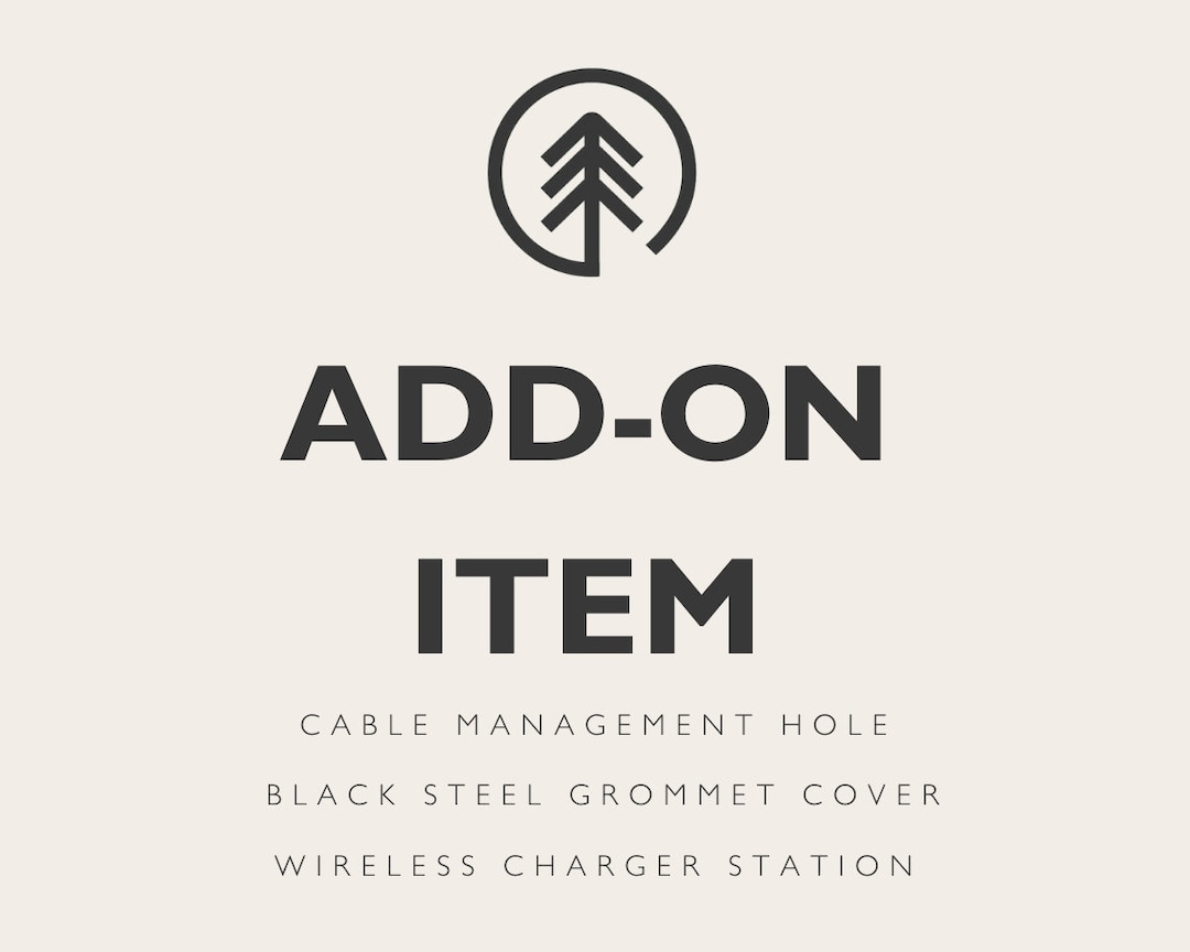 Desk Cable Management Hole Add-on: 60mm Grommet Compatible - Etsy UK