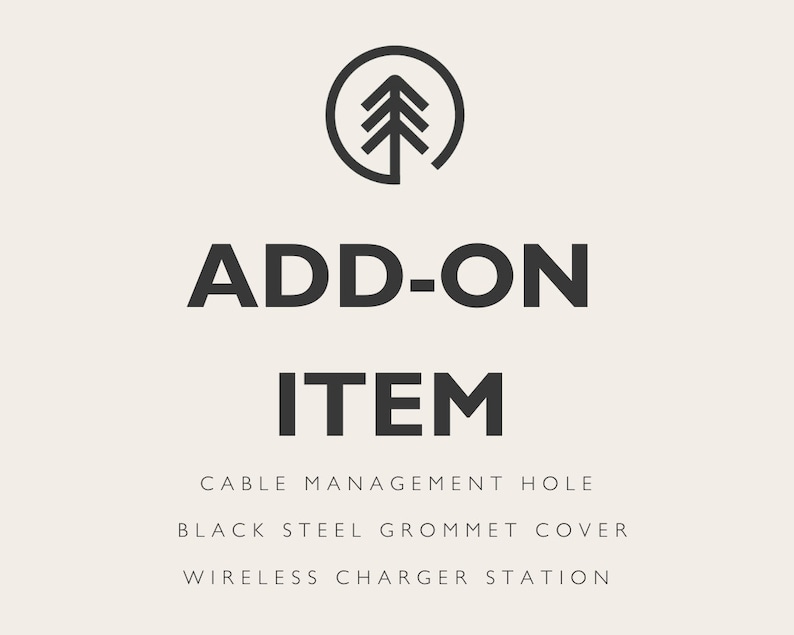 Desk Cable Management Hole Add-on: 60mm Grommet Compatible - Etsy