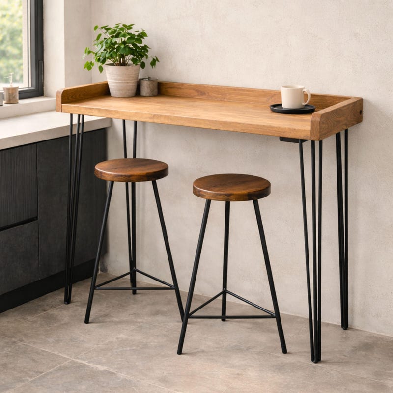Wooden Bar Stools 80cm - Etsy UK