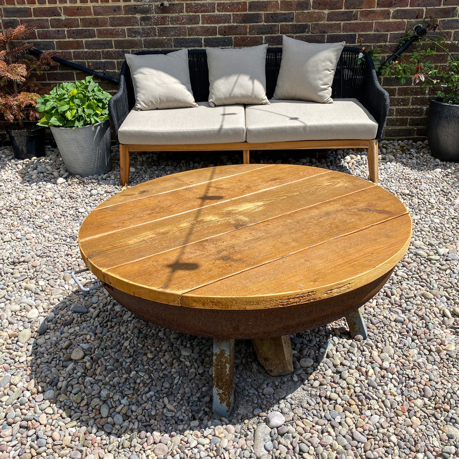 Rustic Wood Cover for BBQ Grill or Fire Pit Reclaimed | Etsy