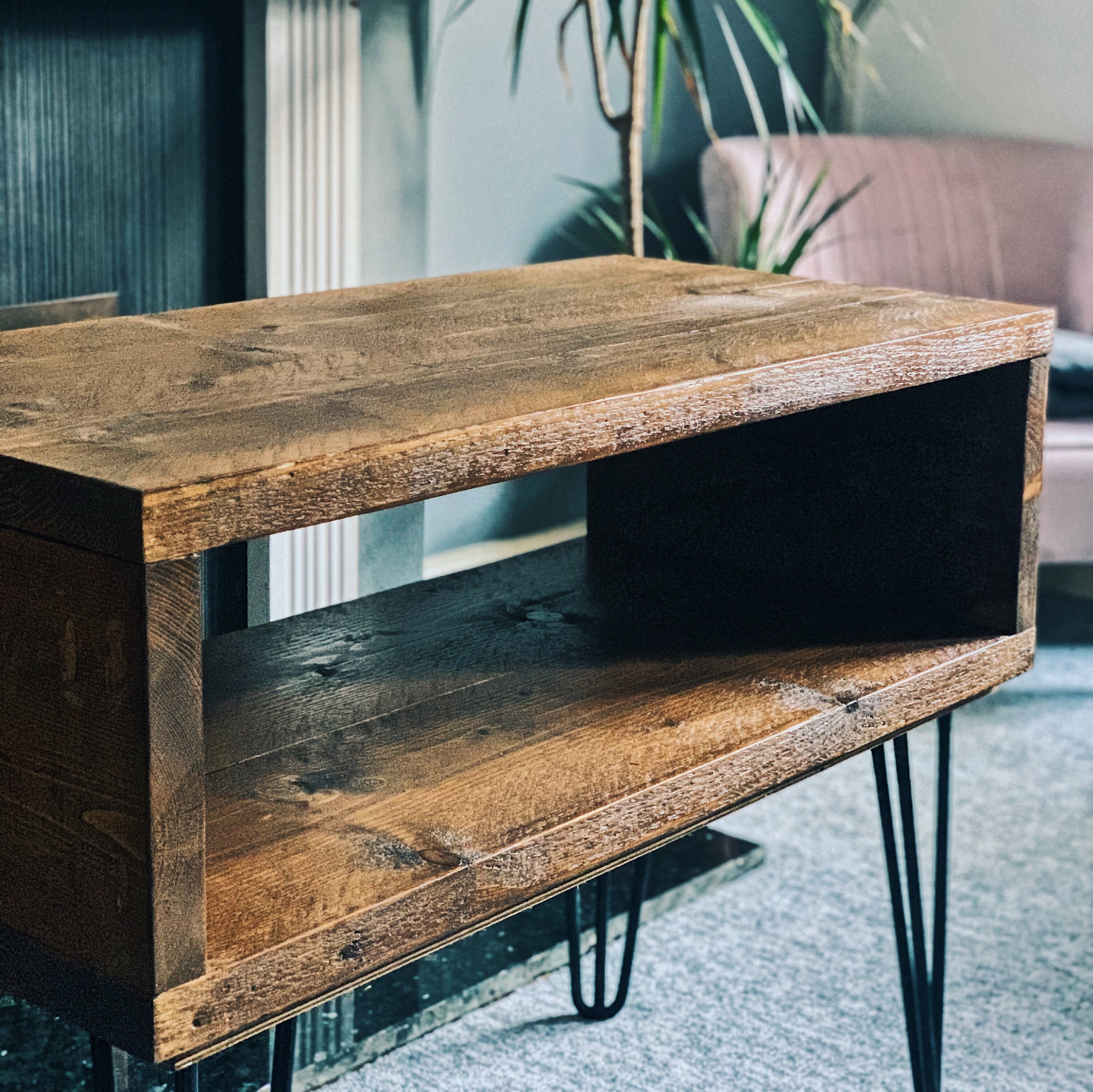 Rustic TV Stand Rustic Media Unit Modern Rustic Design TV | Etsy UK