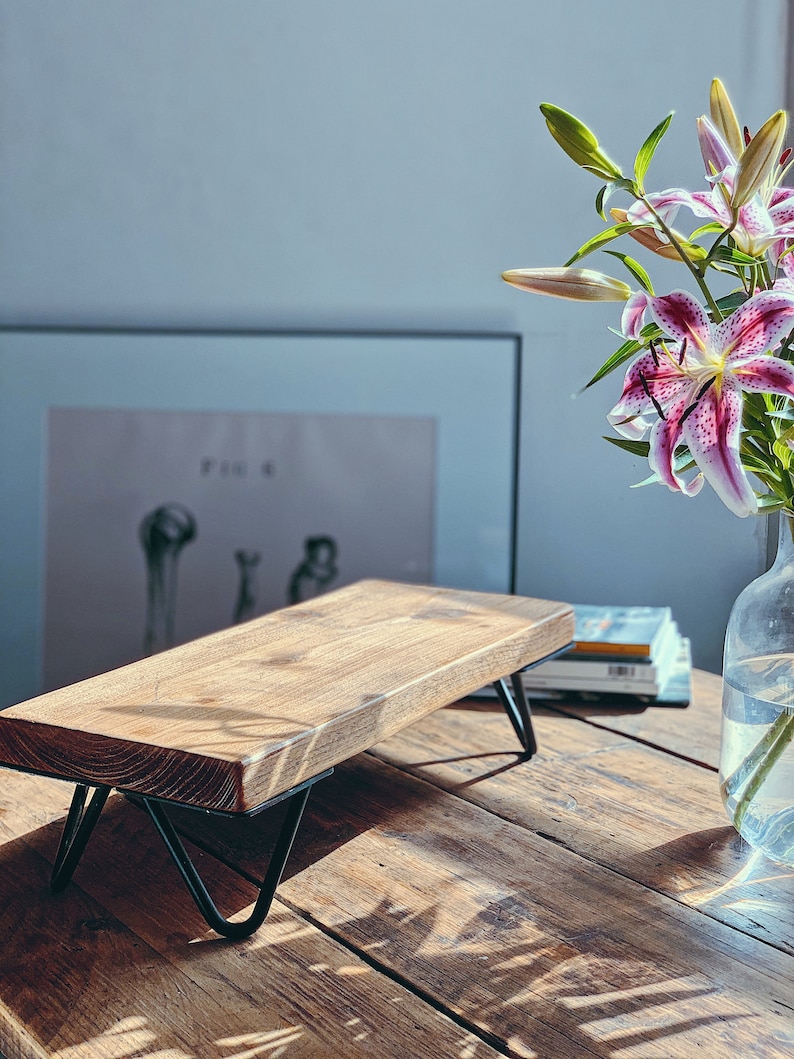 Handmade Rustic Food Display Stand Made With Reclaimed Wood - Etsy UK