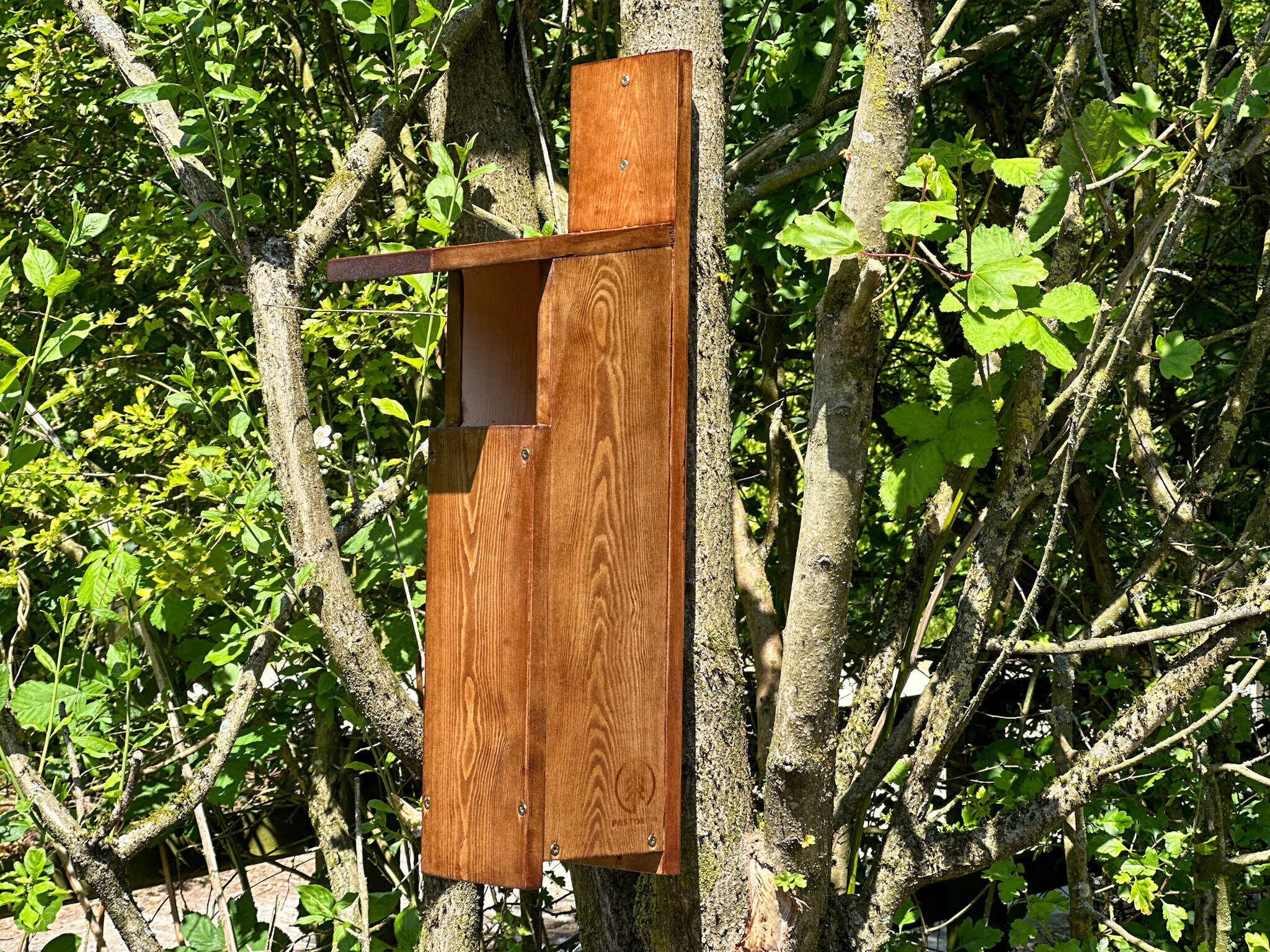 Owl Nesting Box, Wooden Bird House, Waterproof Owl Nesting House ...