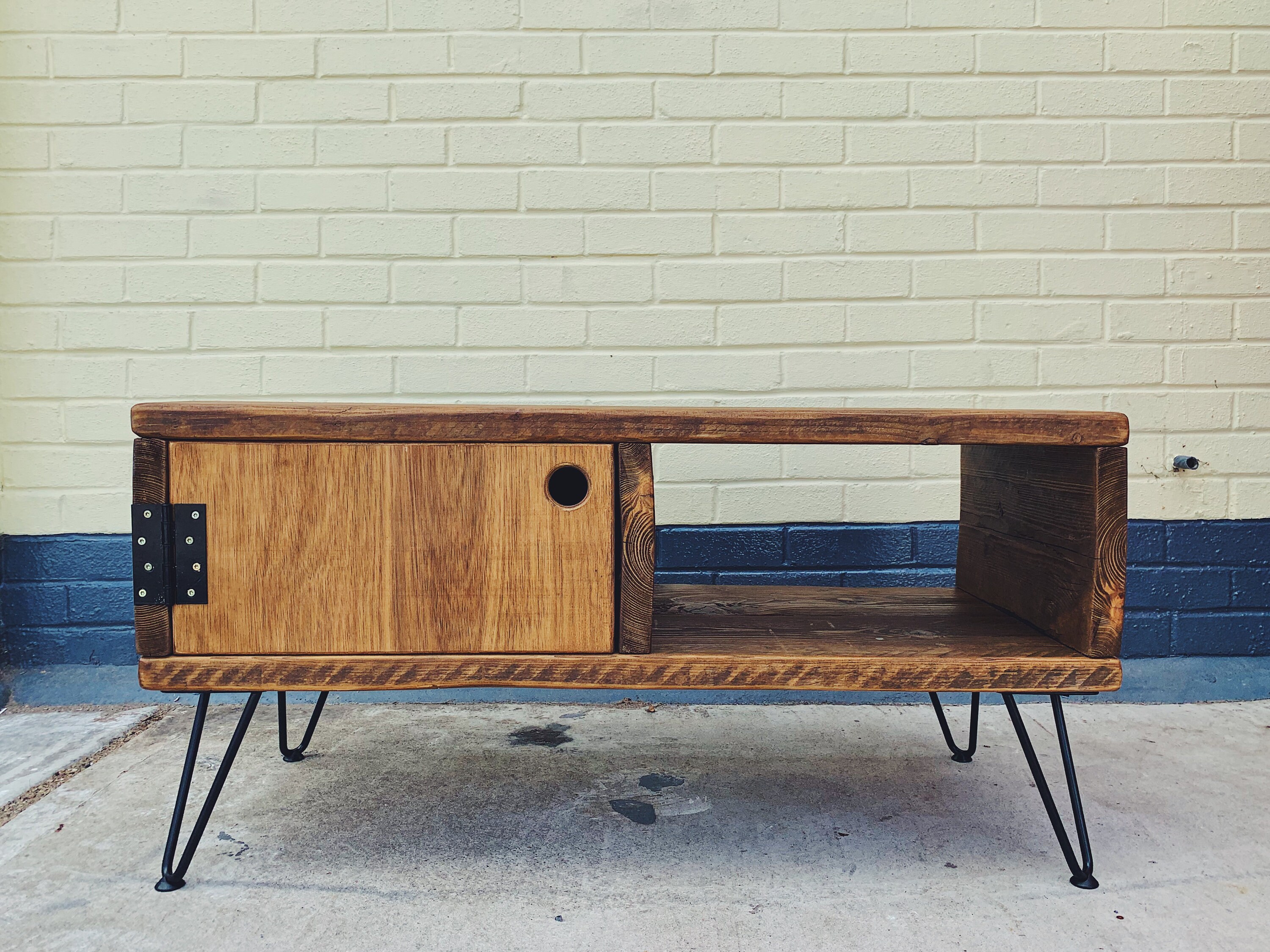 Rustic TV Stand Rustic Media Unit Modern Rustic Design TV | Etsy UK