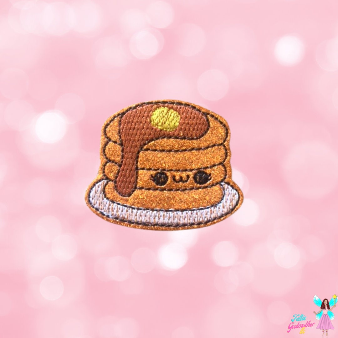 Pancakes Feltie Design, Feltie Embroidery Design, Machine Embroidery ...