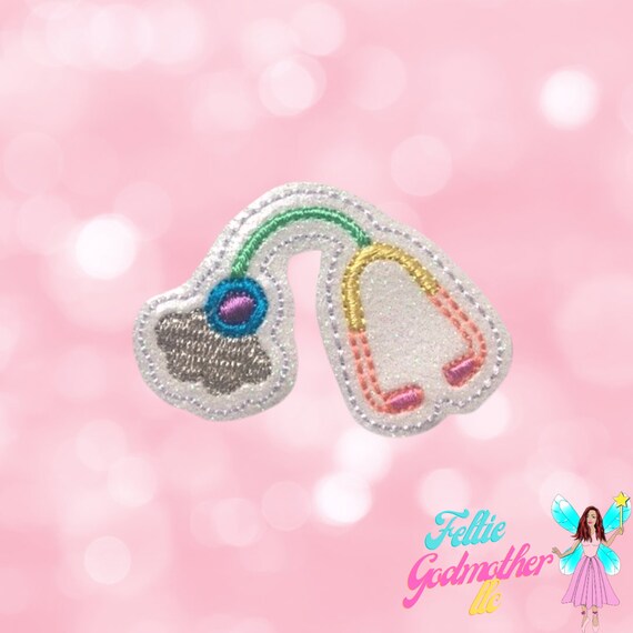 Instant Download Rainbow Stethoscope Feltie Machine Embroidery - Etsy
