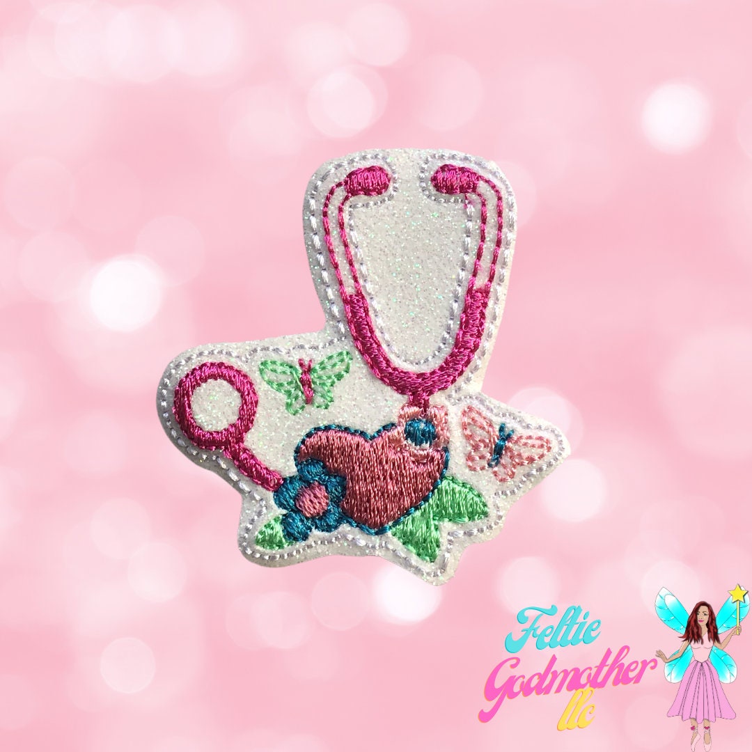 Instant Download Spring Stethoscope Feltie Machine Embroidery Design ...
