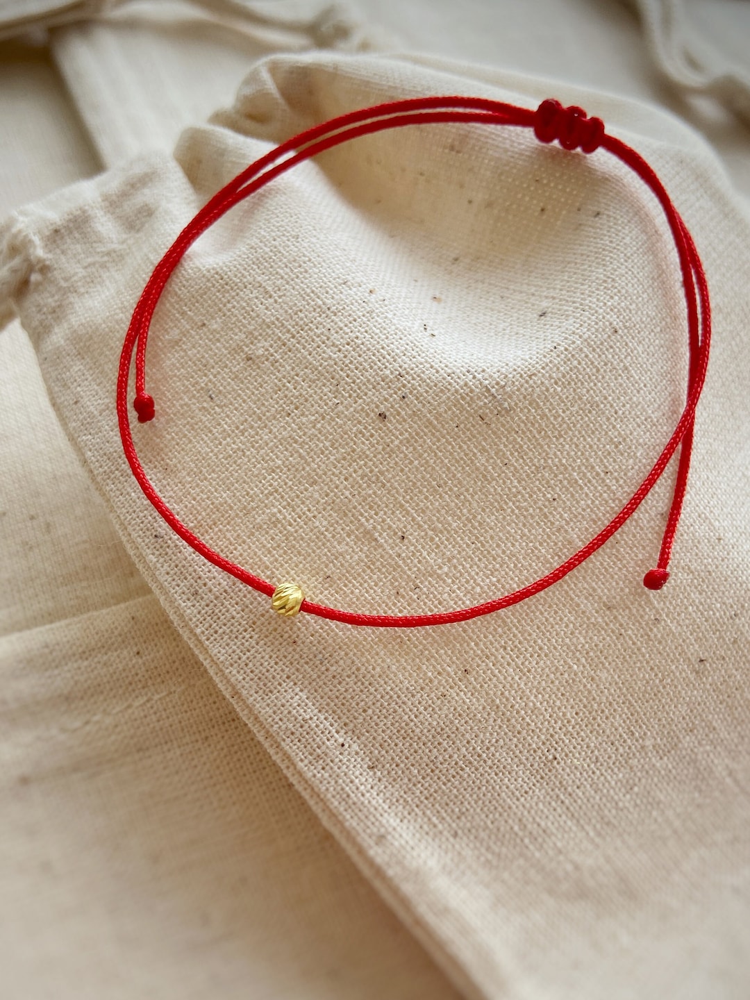 925 Red String Bracelet, Protection Jewelry, Kaballah Red Bracelet, Red ...