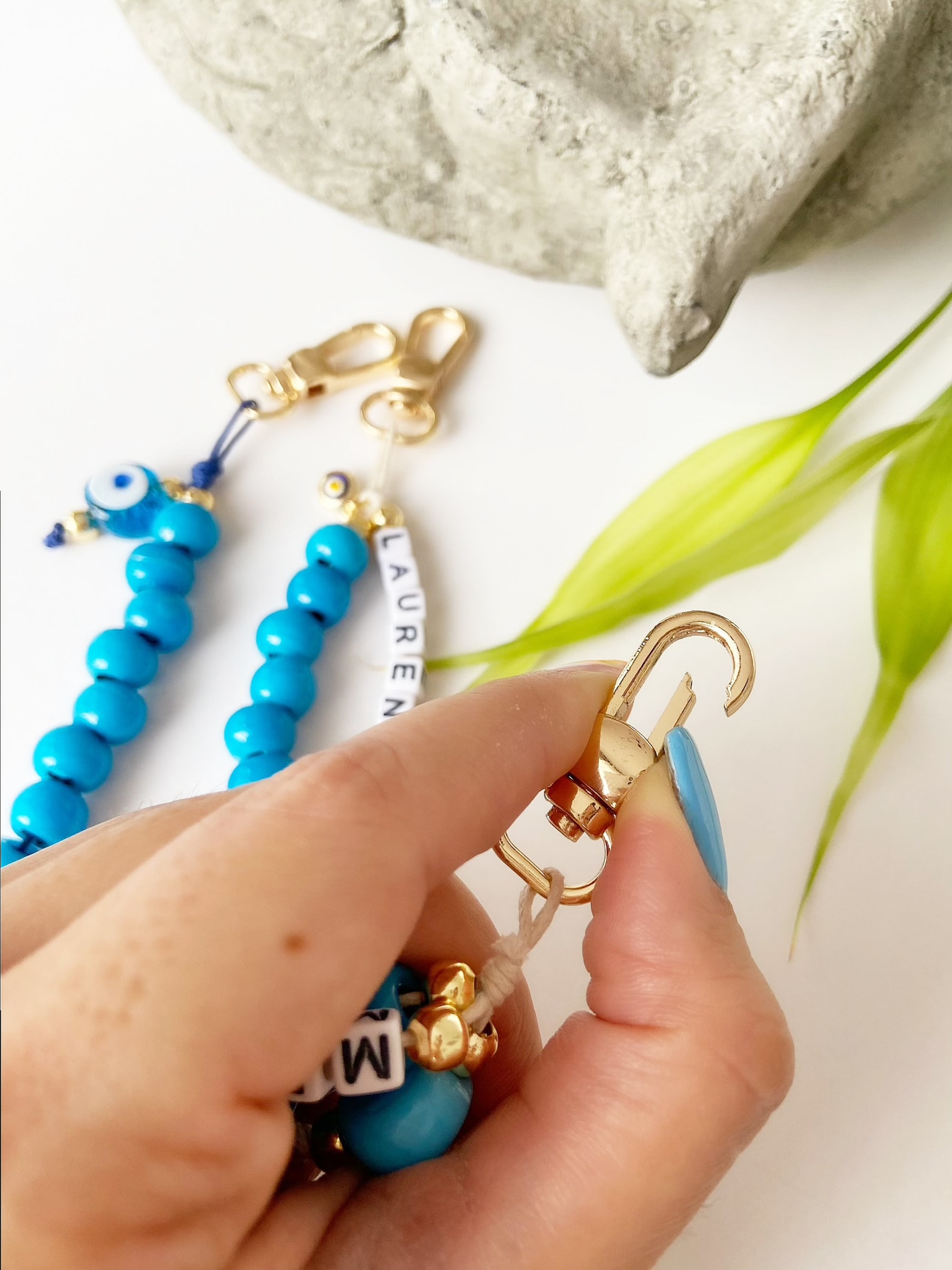 Evil Eye Keychain Evil Eye Key Ring Evil Eye Bag Charm | Etsy