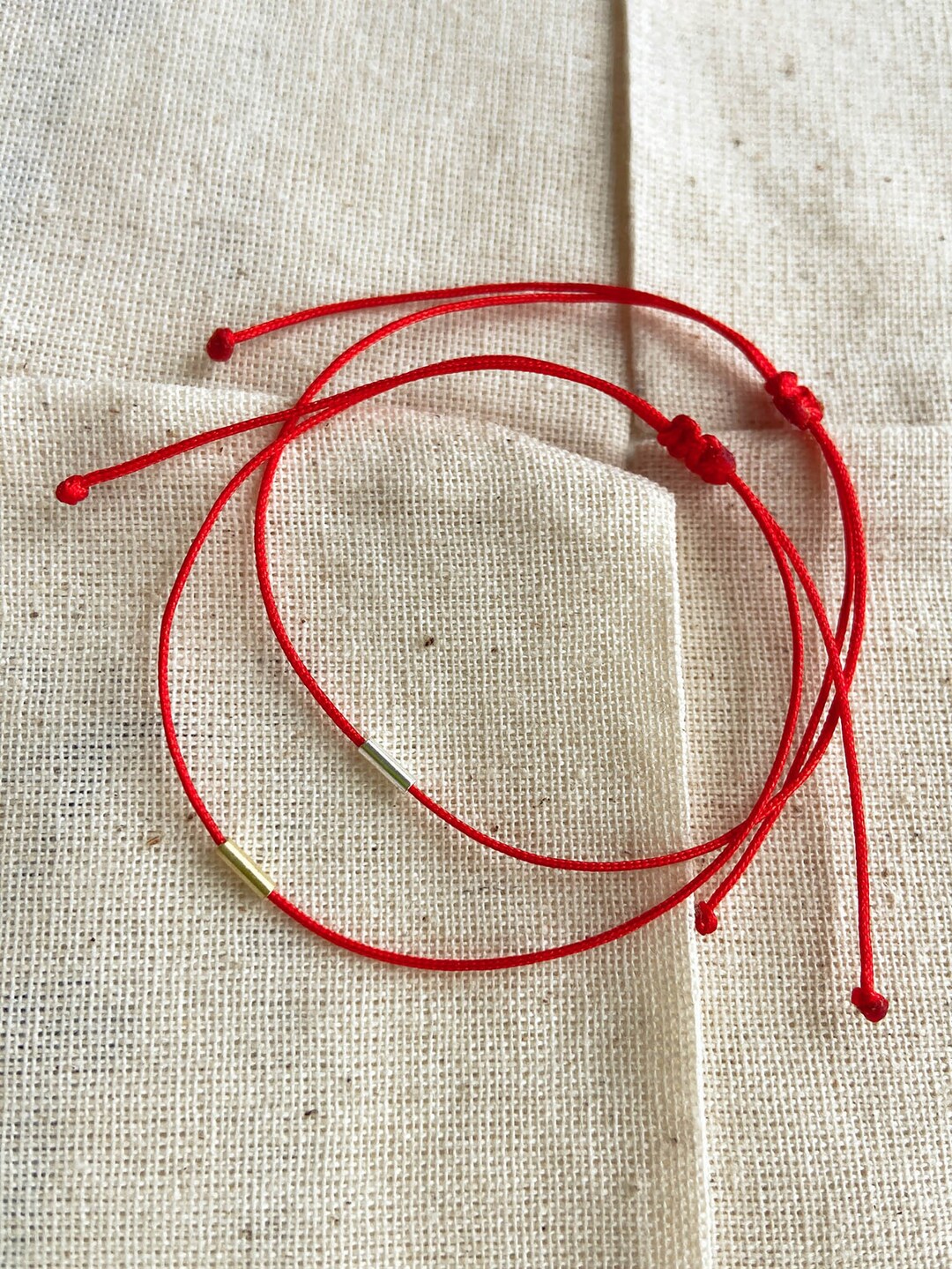 925 Red String Bracelet, Protection Jewelry, Kaballah Red Bracelet, Red ...