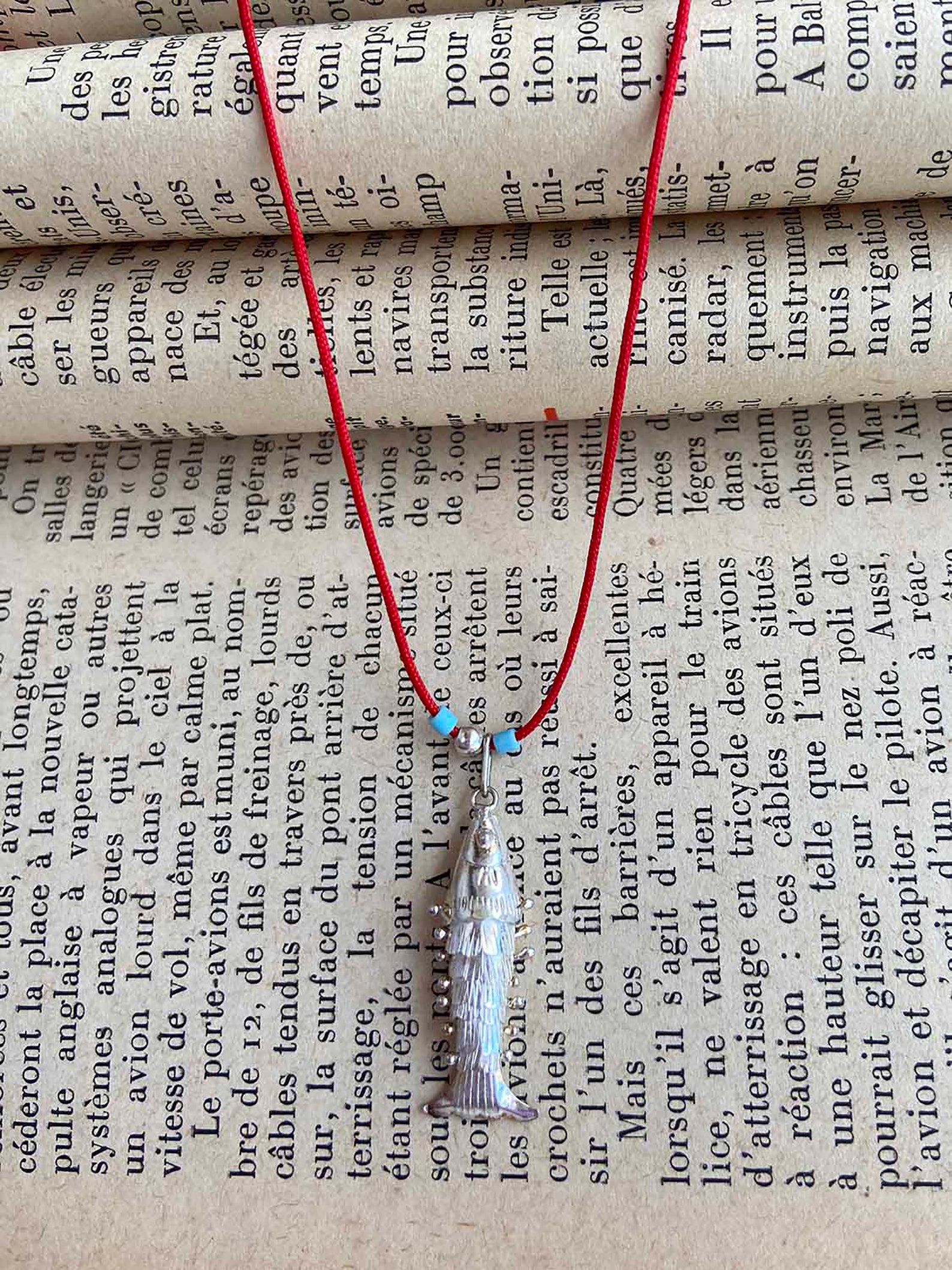 925 Sterling Silver Fish Necklace, Gold Fish Necklace, Red String ...
