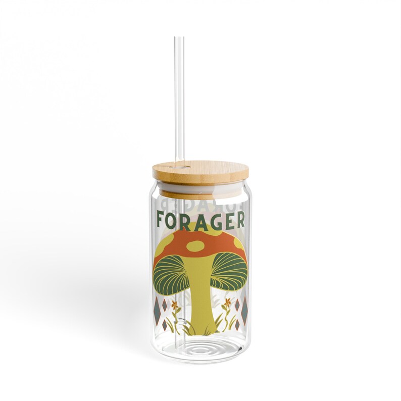 Foraging Sipper, Botanical Glass Sipper, Herbalist Glass, Forager' S ...