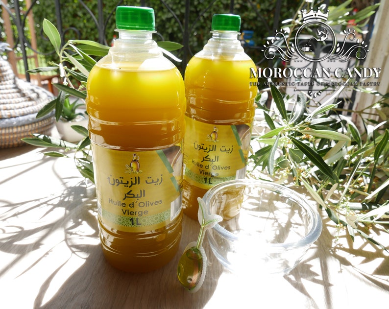 Authentic Moroccan Olive Oil 1000ml Bottle of Pure Extra - Etsy