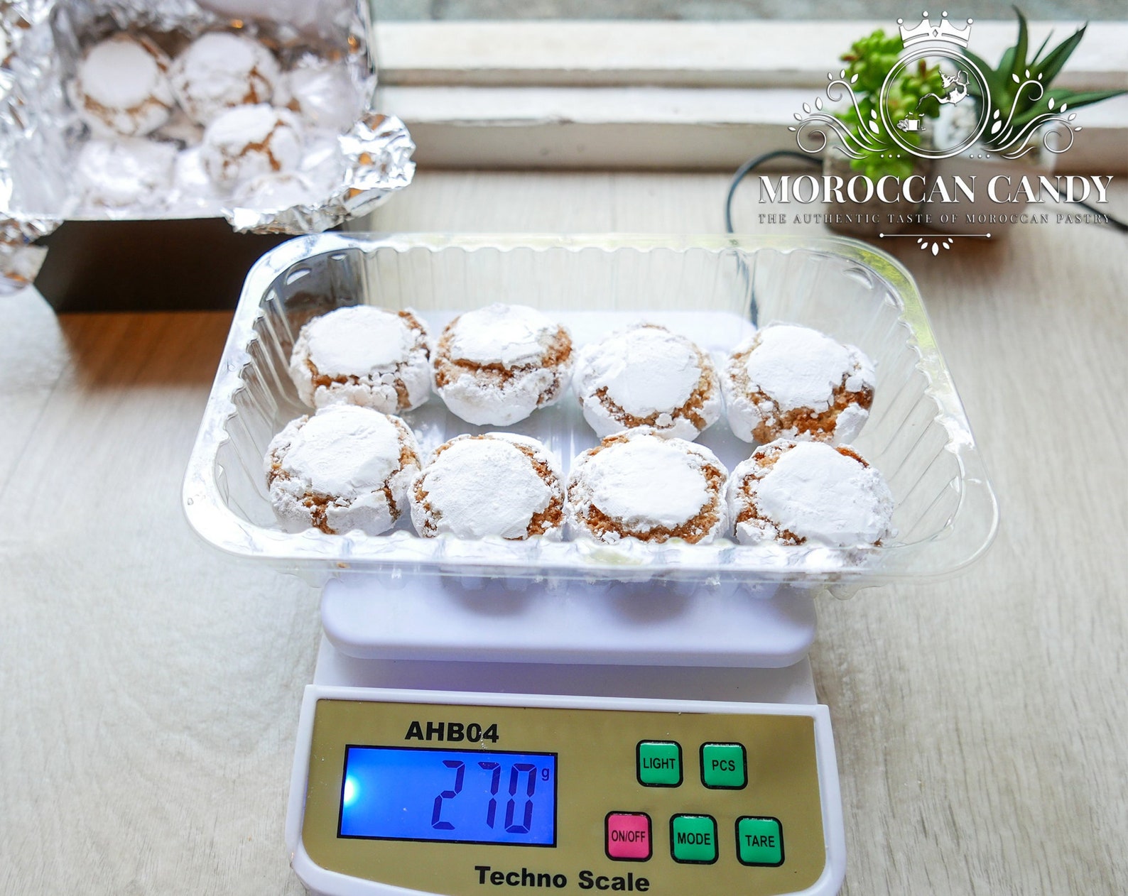 GHRIBA Moroccan Wedding Cookies GHORIBA Iced Sugar Crinkle - Etsy