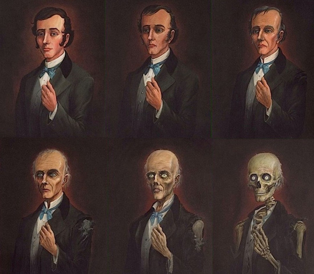 Haunted Mansion Master Gracey Portrait Sequence (digital Download) - Etsy