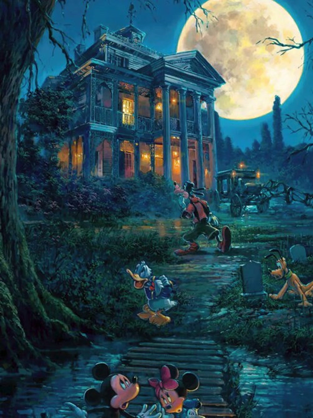 Haunted Mansion Mickey and Friends Poster (digital Download) - Etsy
