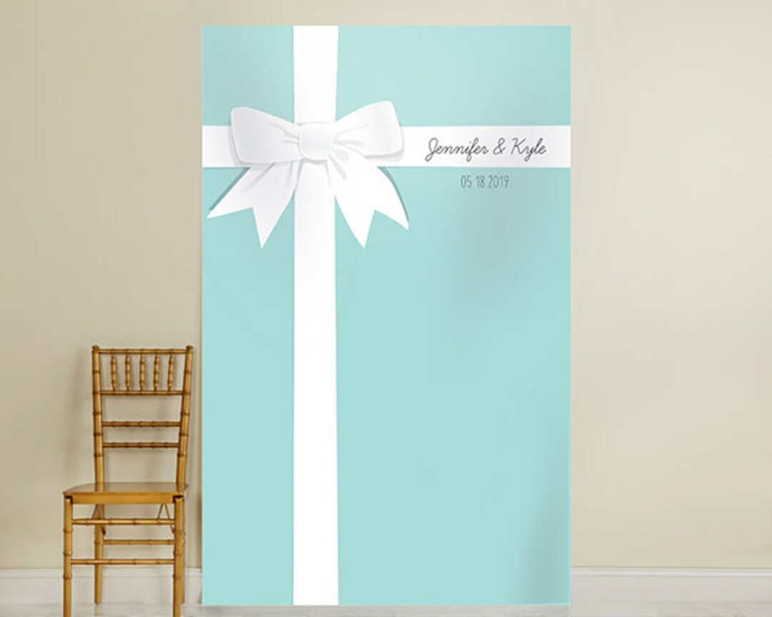 Personalized Photo Backdrop Something Blue Party Favor - Etsy