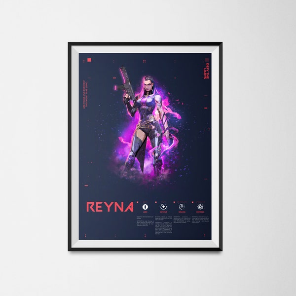 Reyna Valorant Poster - Etsy