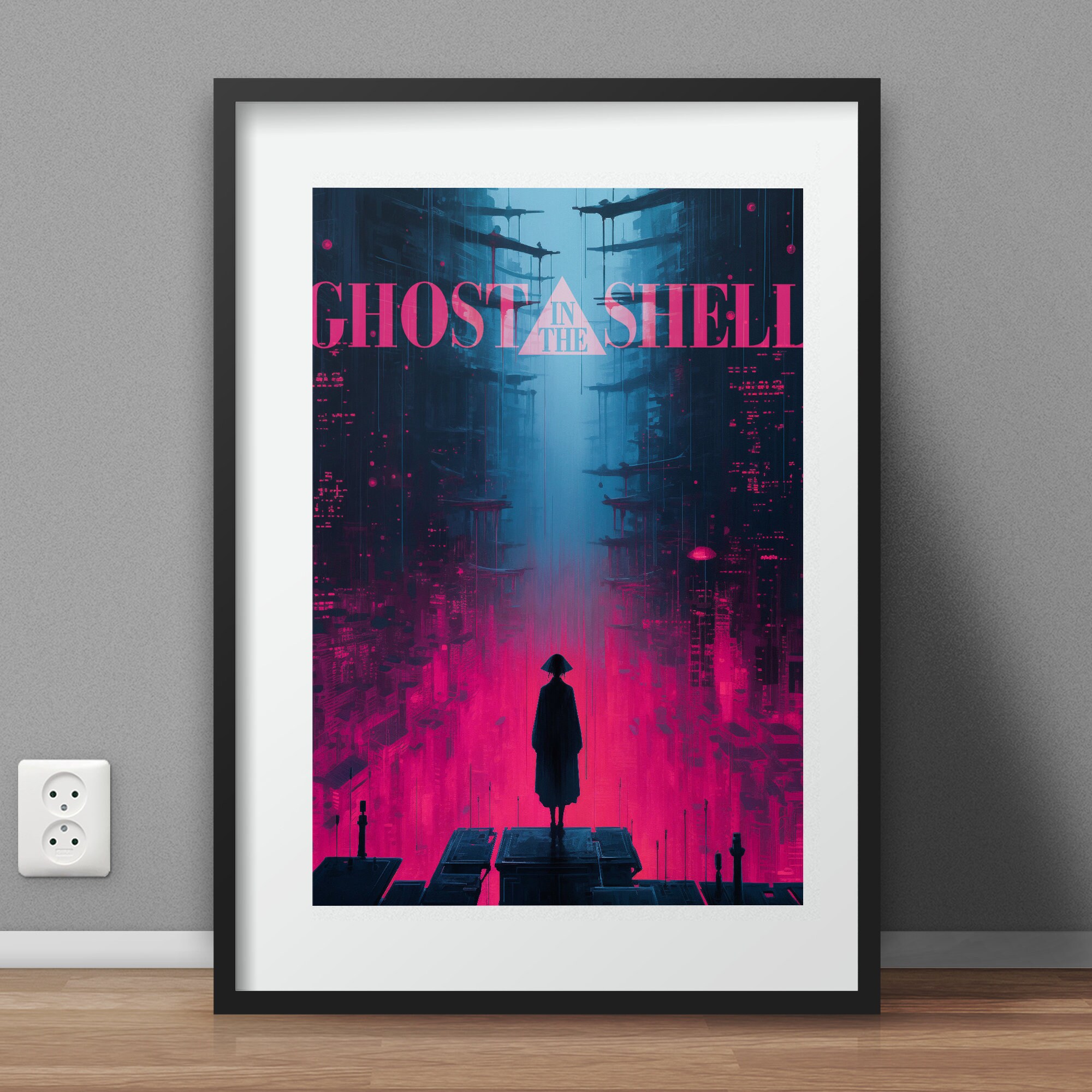 Ghost in the Shell Movie Poster Anime Scarlett Johansson Print Manga ...