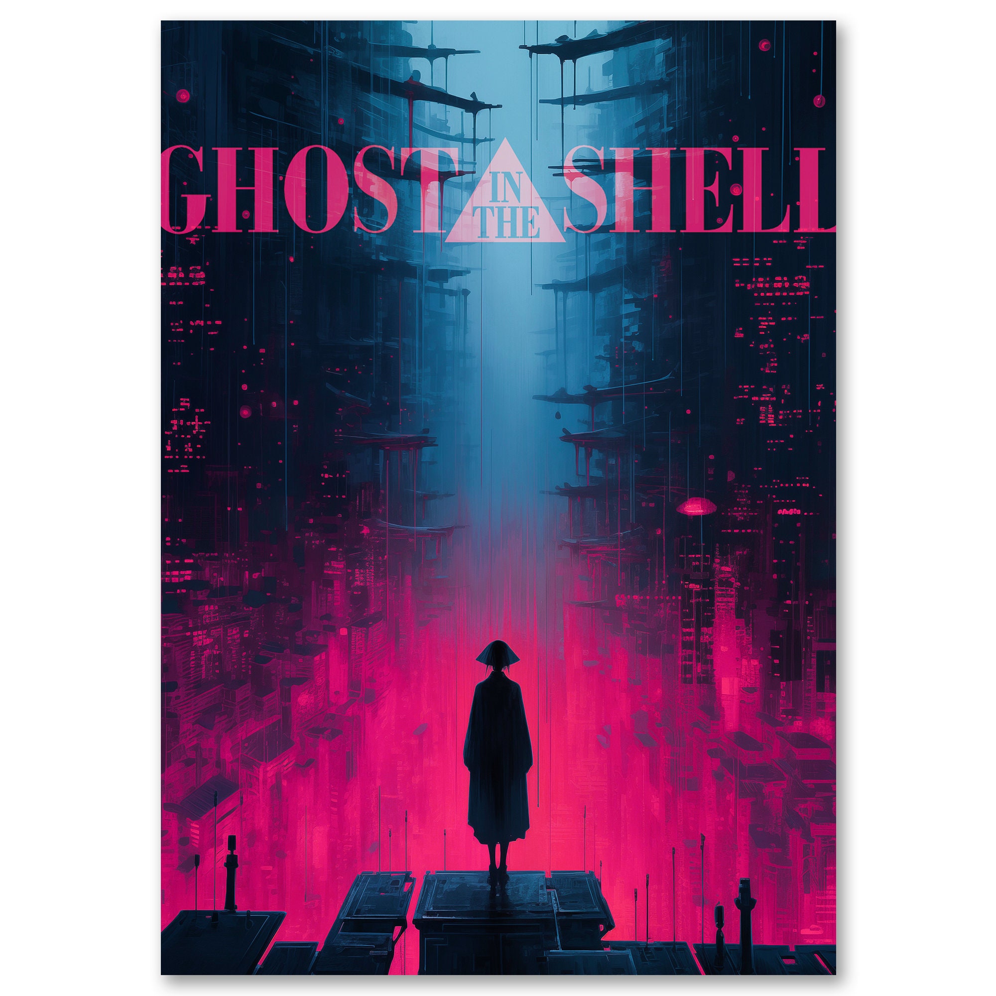 Ghost in the Shell Movie Poster Anime Scarlett Johansson Print Manga ...