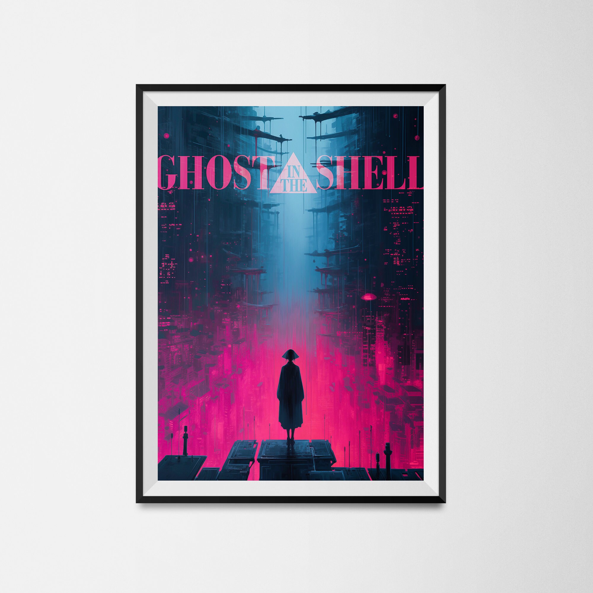 Ghost in the Shell Movie Poster Anime Scarlett Johansson Print Manga ...
