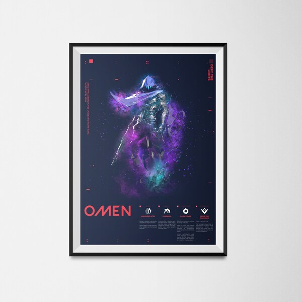 Valorant Omen Poster - Etsy