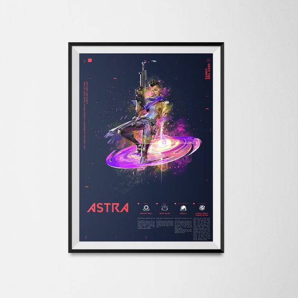 Astra Valorant Poster - Etsy