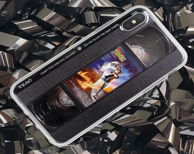 Back to the Future VHS Movie Phone Case / Fun Retro Case for iPhone 15 ...