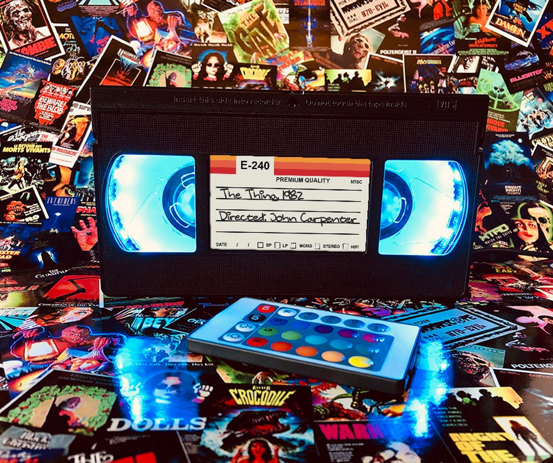 Thing VHS Horror Vhs Light Movie Poster Print VHS 70 80 90s - Etsy