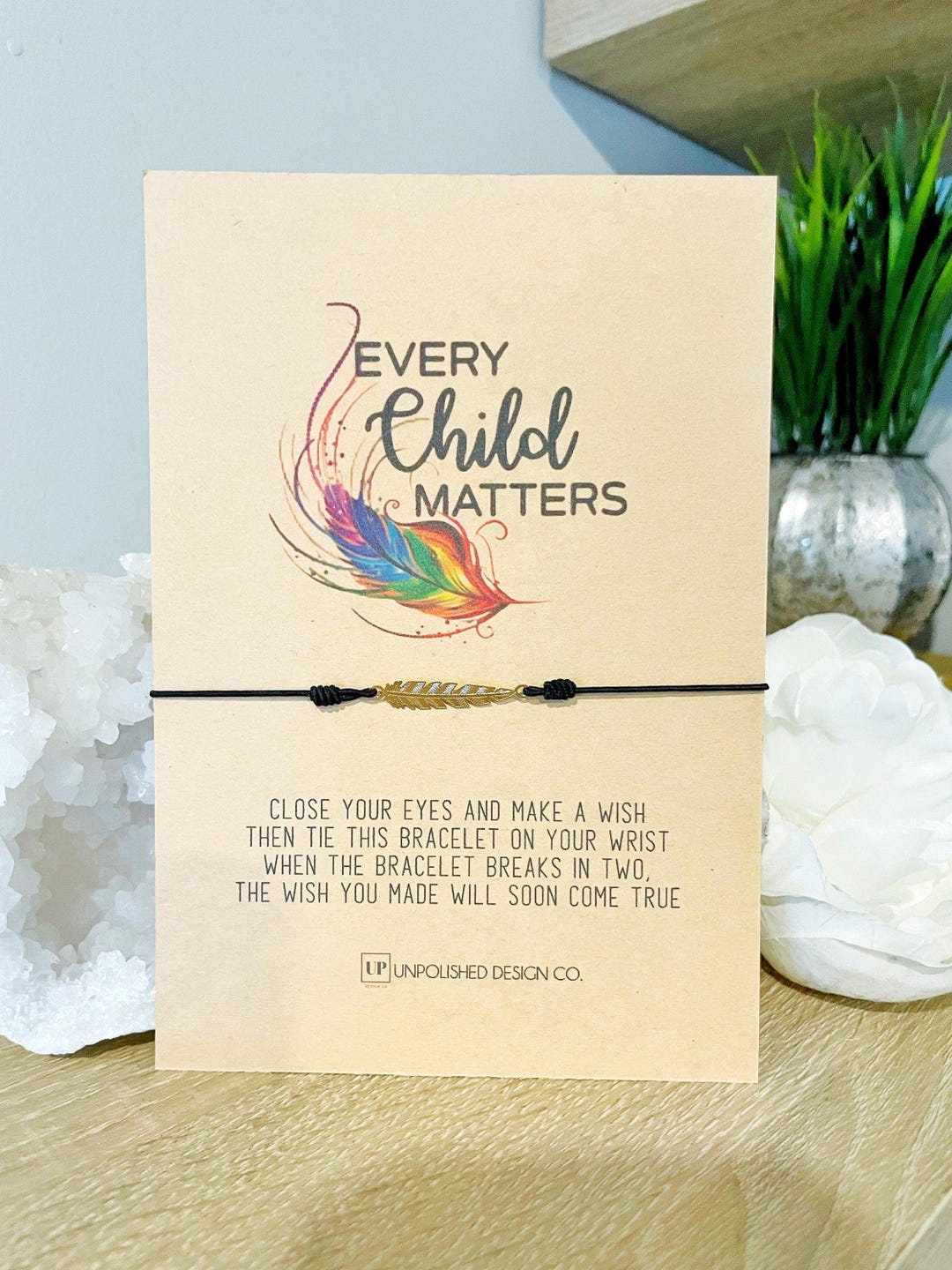 Every Child Matters Support Bracelet, Awareness Jewelry, Orange Ribbon ...