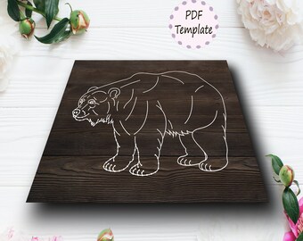 Bear string art | Etsy