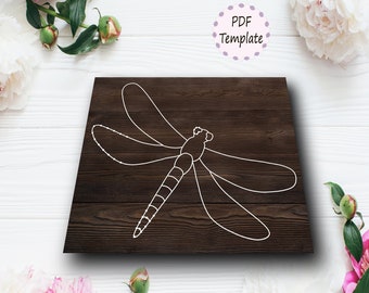 String Art Dragonfly | Etsy