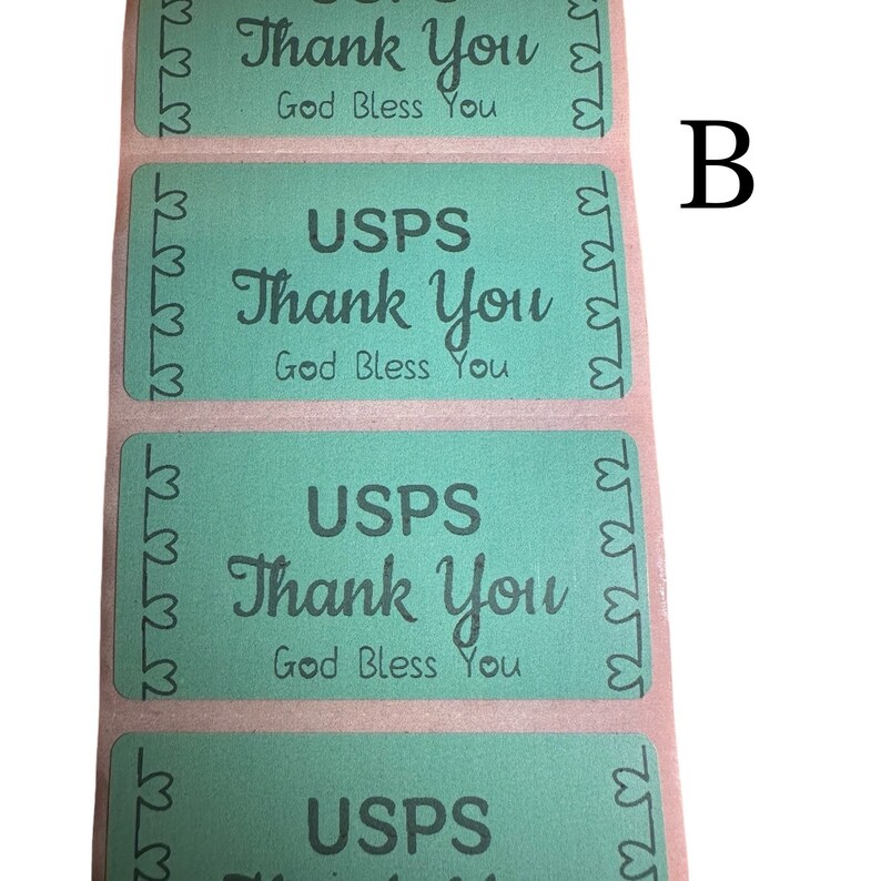 Thank You USPS Labels - Etsy