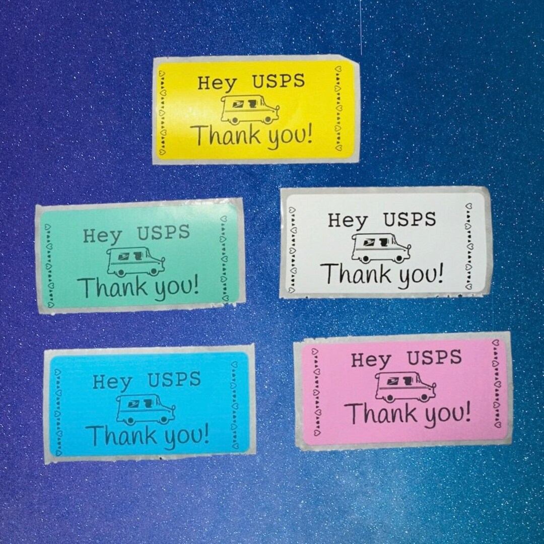 Thank You USPS Labels - Etsy