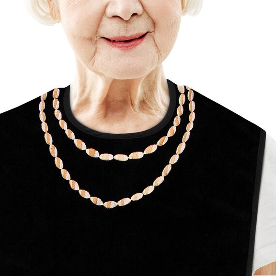 Classy Pal Women's Waterproof Adult Bib With Embroidered - Etsy