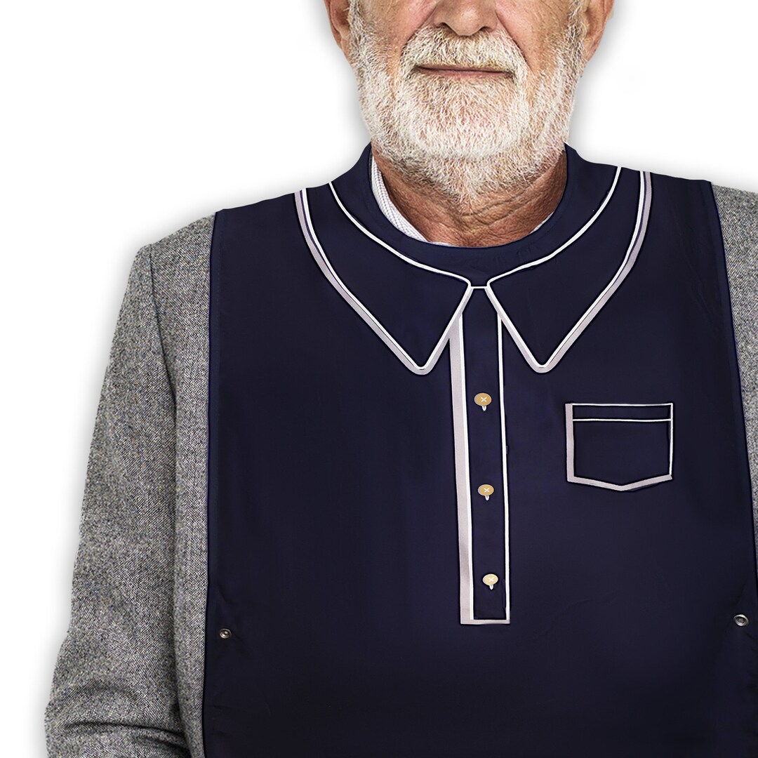 Classy Pal Adult Bibs for Men, Wipe ‘n Wear™ Clothing Protectors for ...