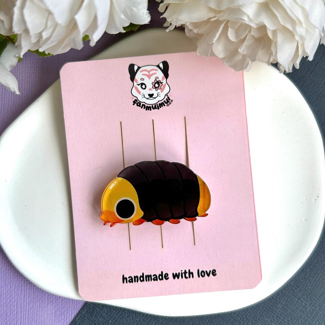 Rubber Ducky Isopod Acrylic Hair Clip - Etsy