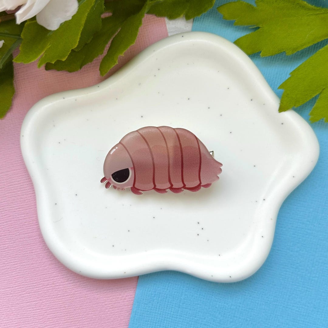 Giant Isopod Acrylic Hair Clip - Etsy