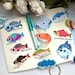 Fish Collection Vinyl Stickers - Etsy