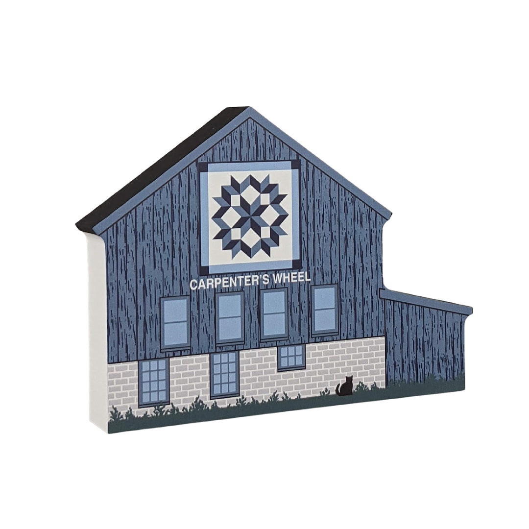 Carpenter's Wheel Quilt Barn, Quilt Pattern, Quilting, Quilter Gift ...