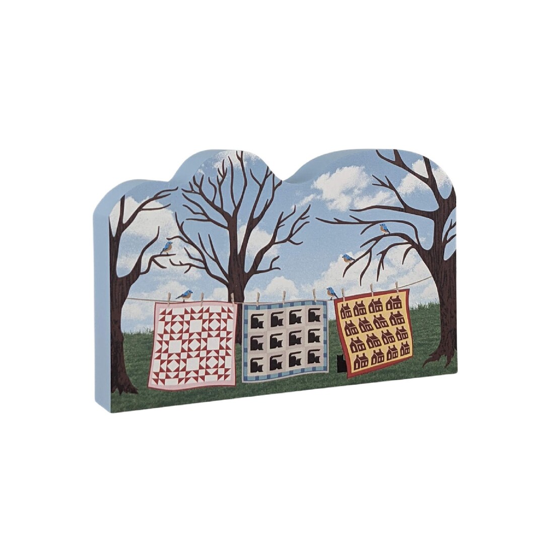 Spring Quilts on a Clothesline, Quilt Pattern, Quilting, Quilter Gift ...