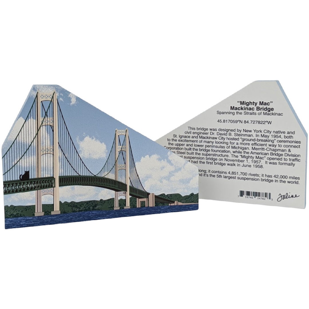 Cats Meow Village Straights of Mackinac Michigan, Mighty Mac/mackinac ...