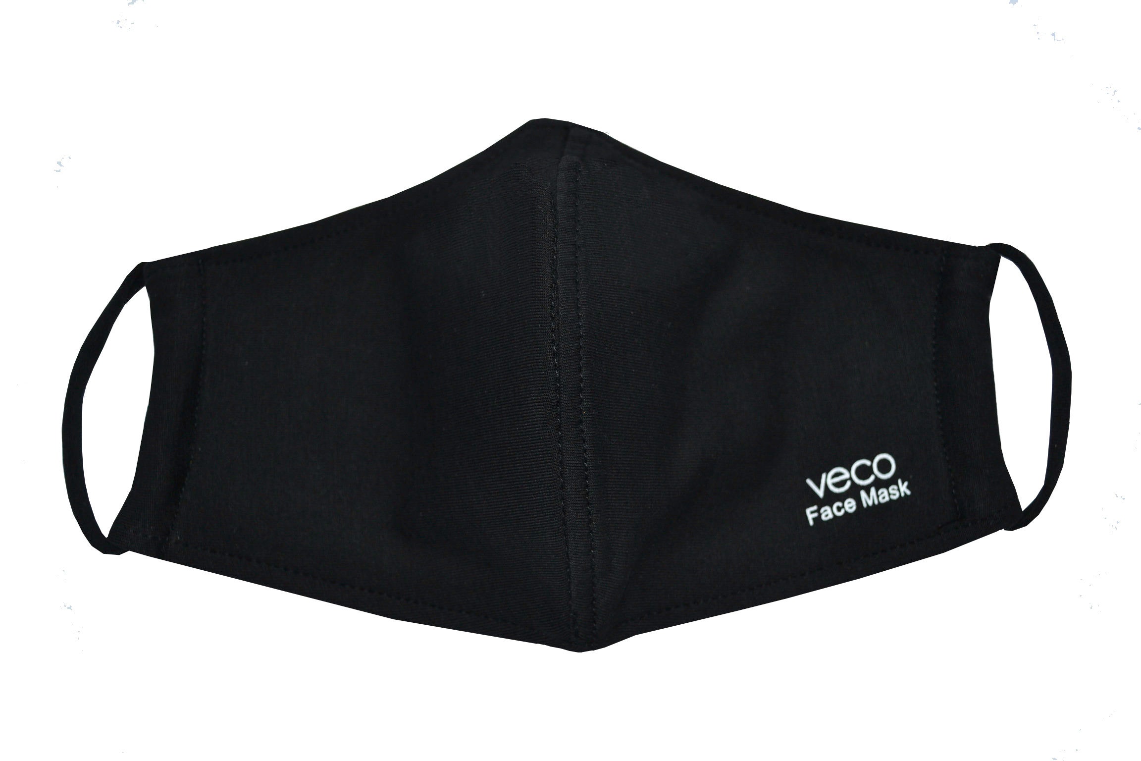 Premium Veco 3 Ply Adult 3D Cotton Face Mask Black and Gray | Etsy