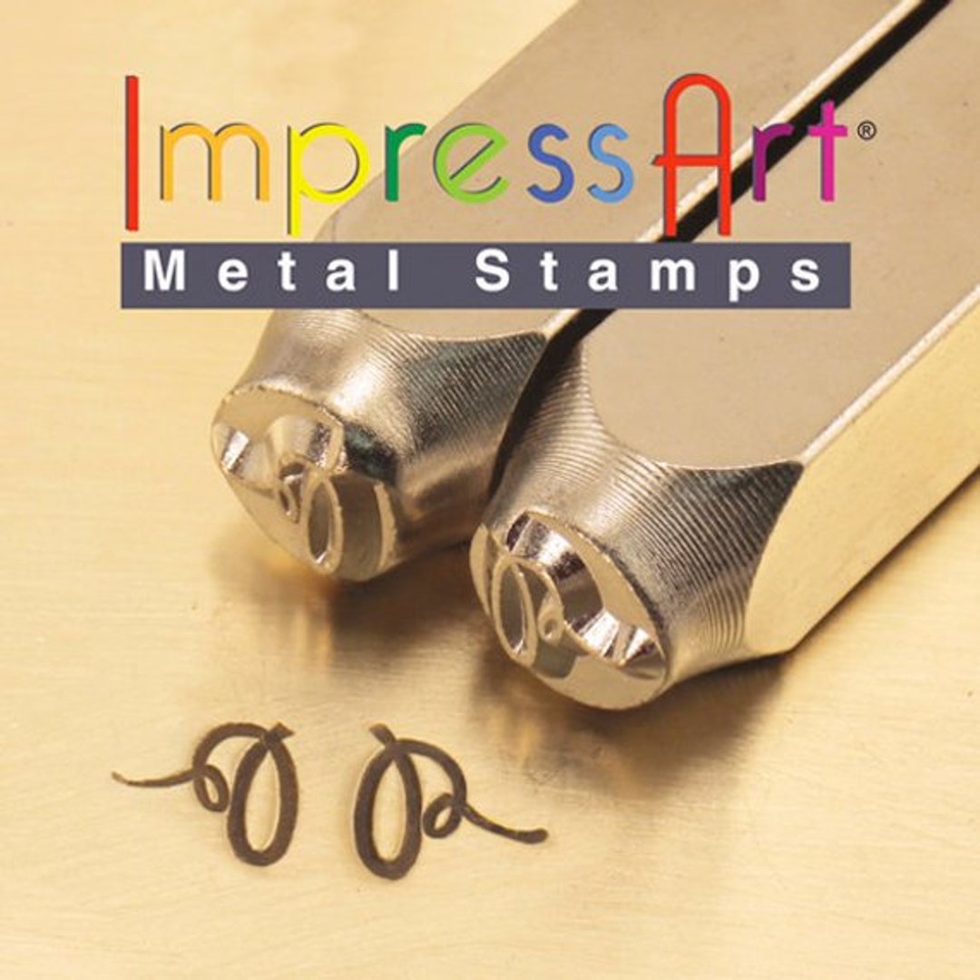 2 Pc Impressart Art Nouveau Mandala Stamps, Flourish M Stamp Set, Diy Jewelry Stamps, Metal ...