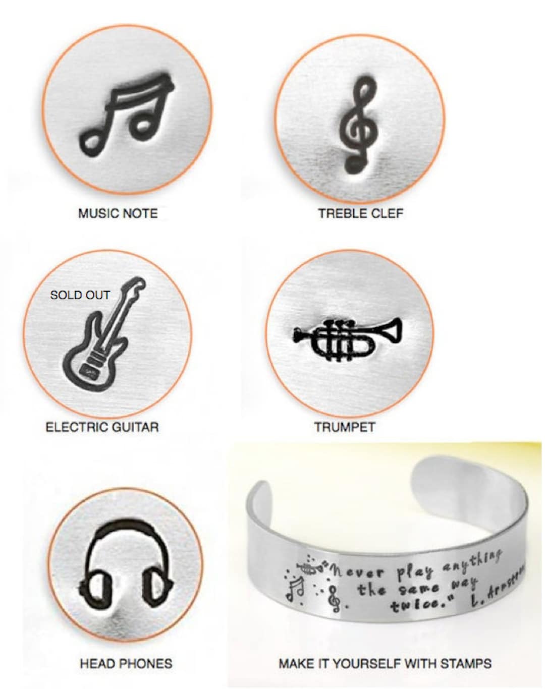 Impressart Music Note, Treble Clef, Guitar, Trumpet, Head Phones, Music ...
