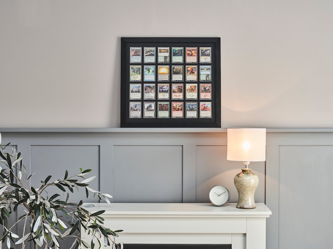 24 Trading Card Frame Card Display Frame Custom Card Frame Card Frame ...