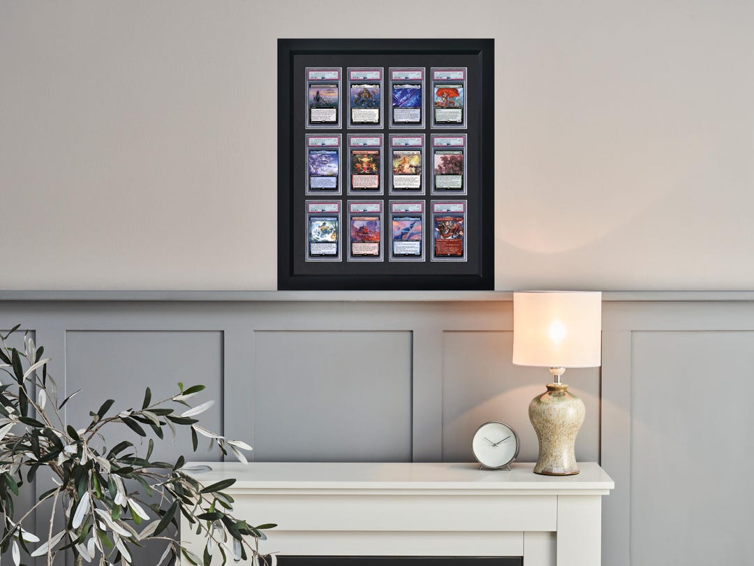 12 Card Graded Slab Frame UV Protected | PSA and All Others | Pokemon ...