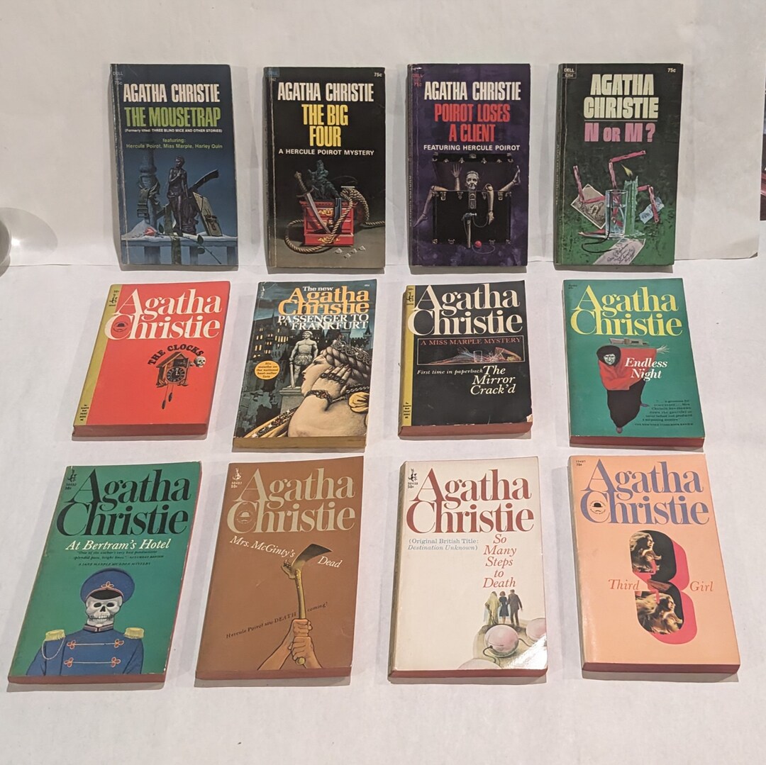 Agatha Christie Mystery Novels, Queen of Mystery, Paperback Books ...