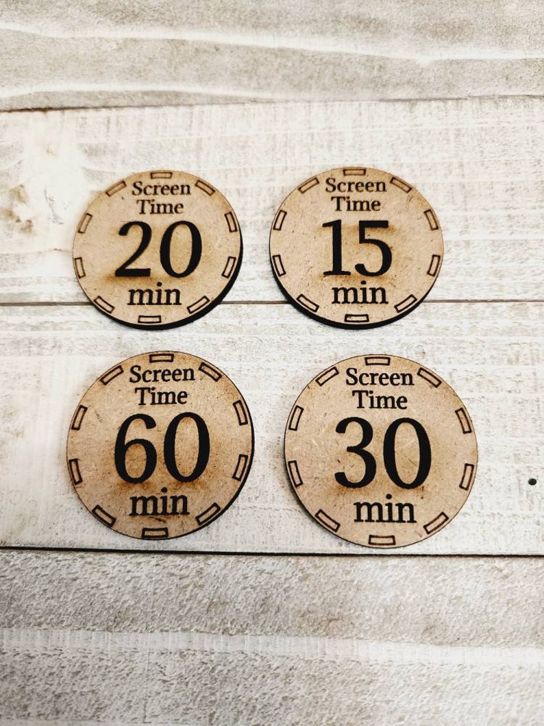 Kids Screen Time Tokens / Game Tokens / Screen Time / Chores - Etsy