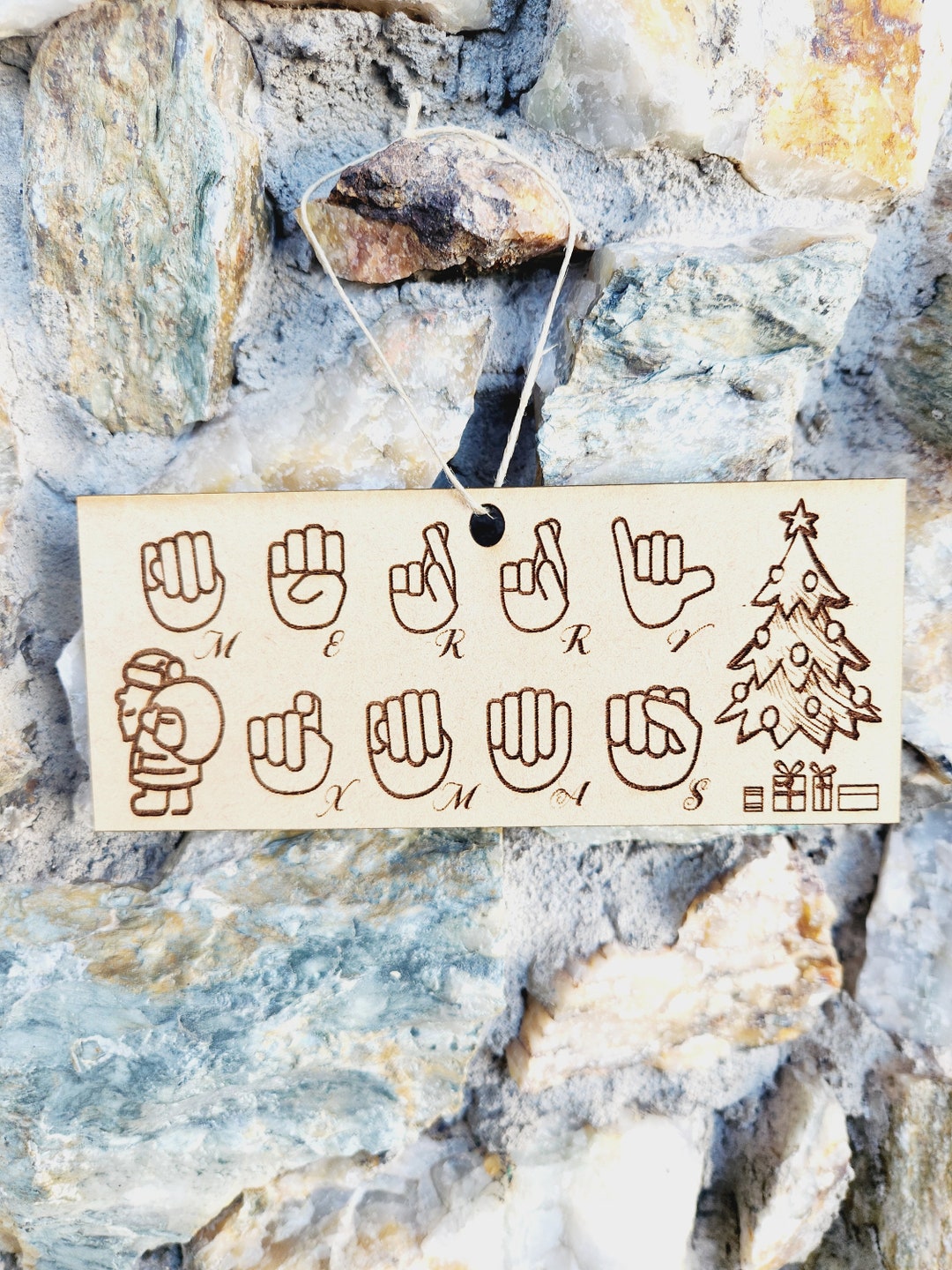 ASL Christmas Ornament/ Learning Sign Language/ Sign Language Learning ...